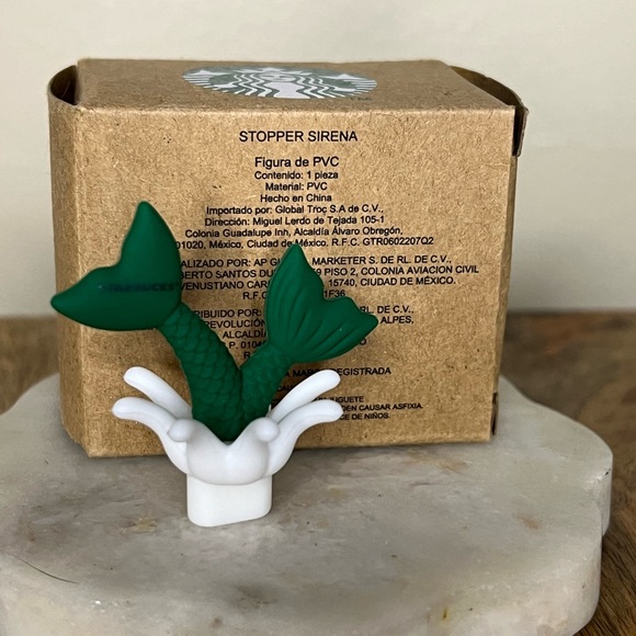Starbucks | Kitchen | Starbucks Coffee Siren Mermaid Tail Stopper ...